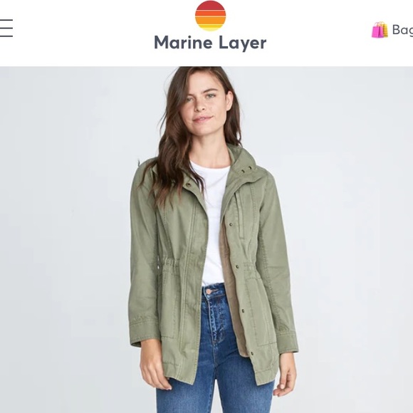 Marine Layer | Jackets & Coats | Marine Layer Nevada Utility Jacket In ...